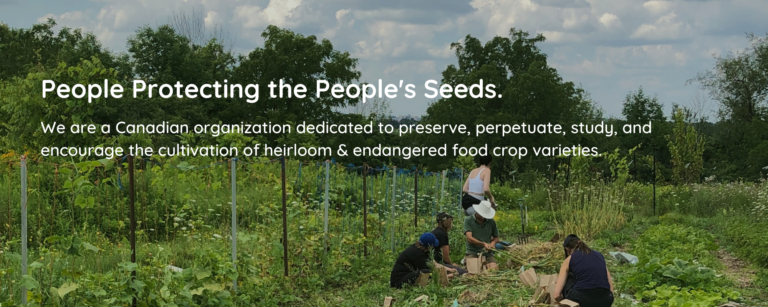 Seeds of Diversity – People Protecting the People's Seeds