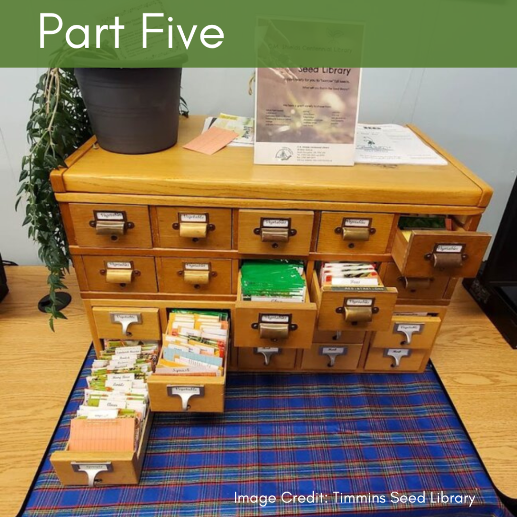 Community Seed Libraries – Seeds of Diversity