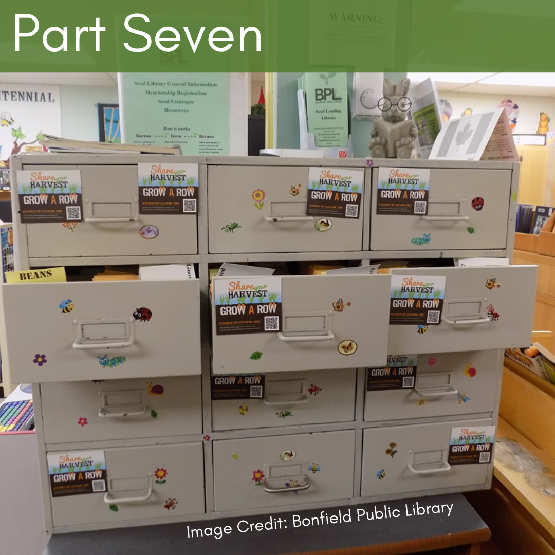 Community Seed Libraries – Seeds of Diversity